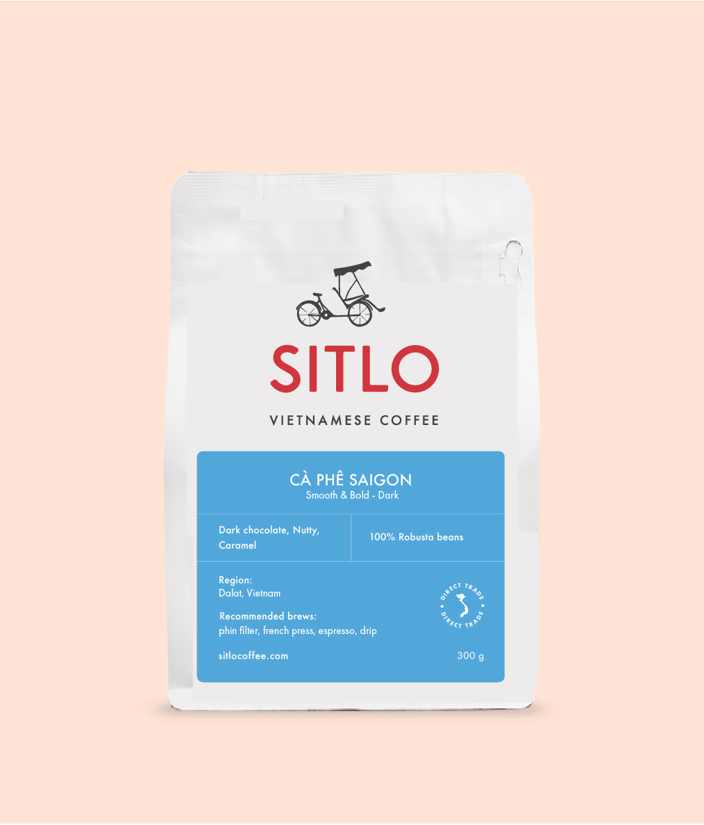 Ca Phe Saigon | 100% Vietnamese Robusta Beans | Sitlo Coffee Canada